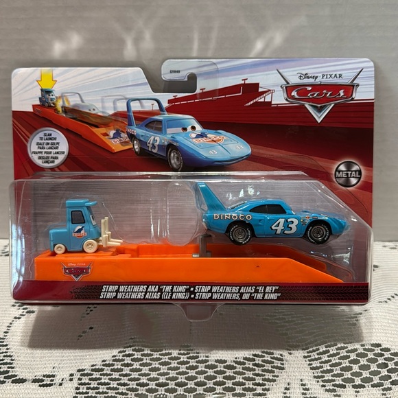 Disney | Toys | Disney Pixar Cars Strip Weathers Aka The King Launcher ...